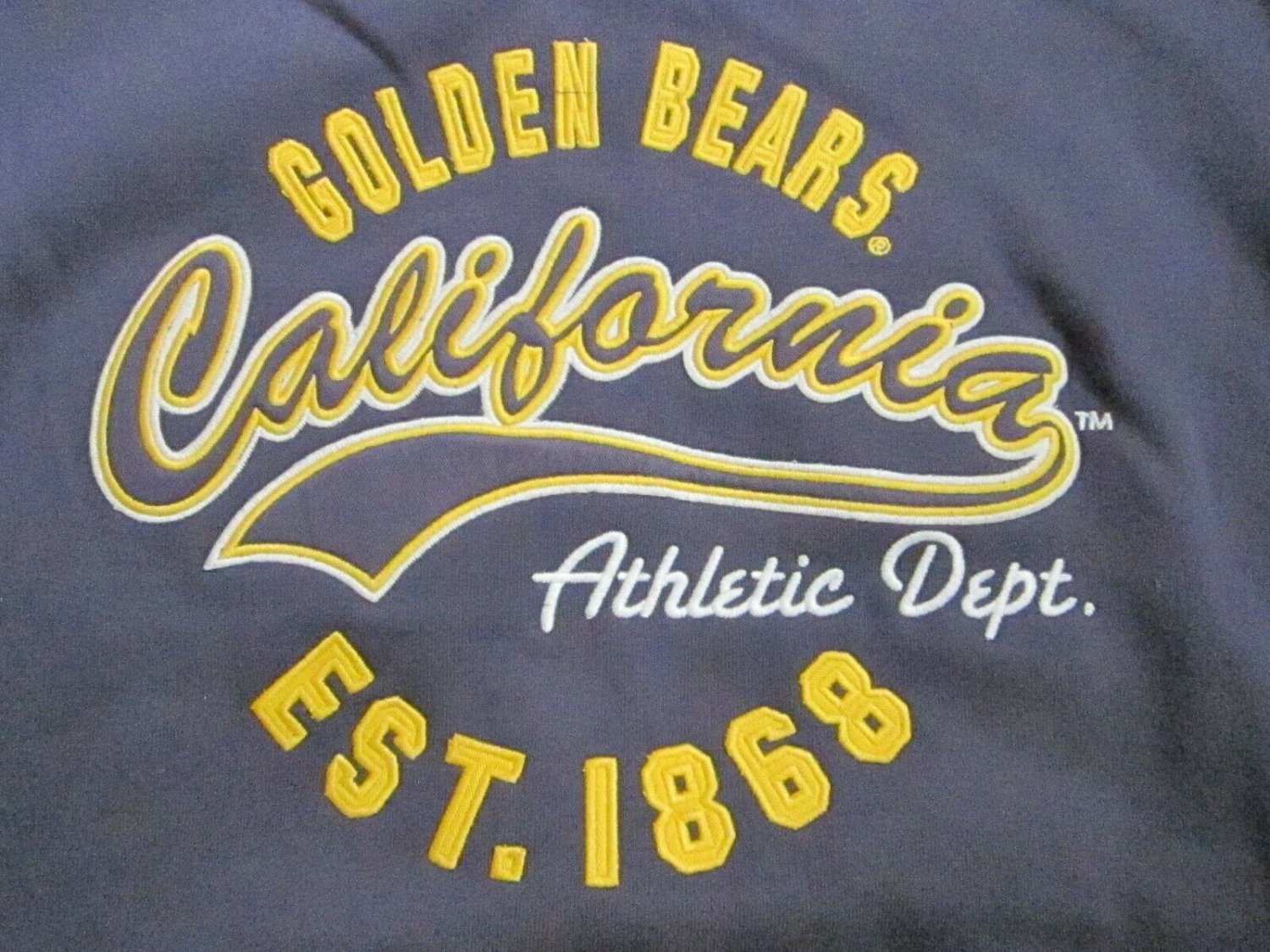 CAL BERKELEY GOLDEN BEARS LETTERMAN JACKET CAL COTTON LETTERMAN JACKET XL
