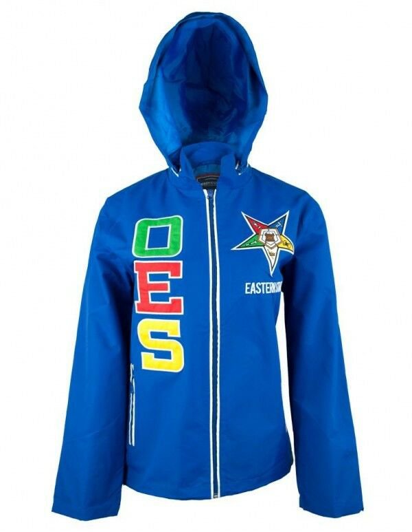 Order of the Eastern Star Jacket OES Sorority BLUE OES Windbreaker Jacket