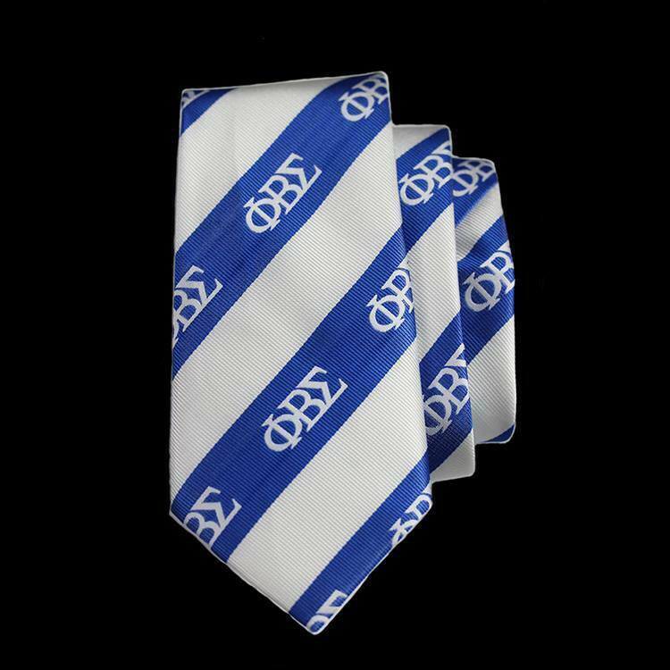 PHI BETA SIGMA FRATERNITY NECK TIE FRATERNITY NECK TIE BLUE WHITE ...