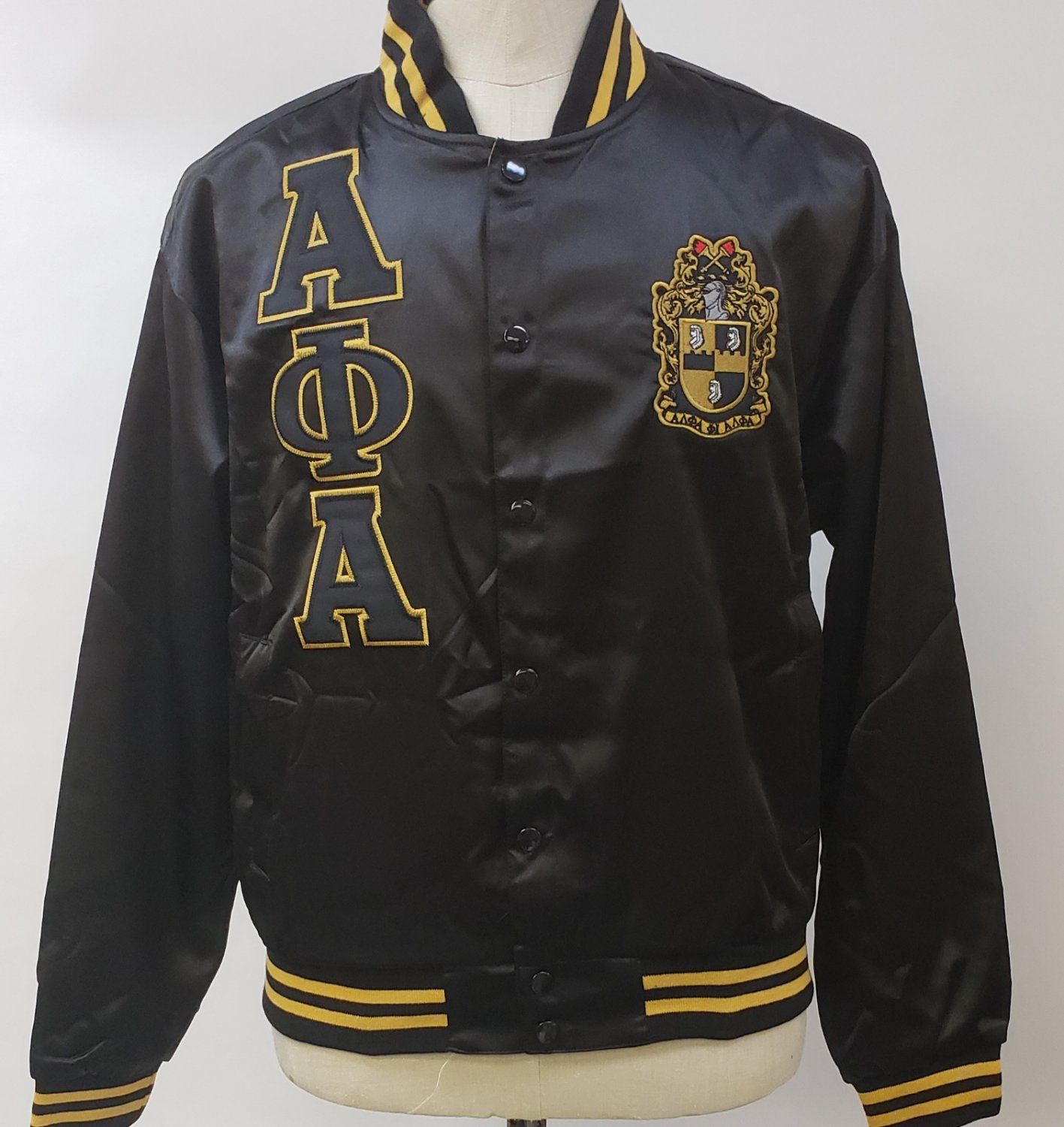 Alpha Phi Alpha Fraternity Jacket Alpha Phi Alpha Satin Varsity Jacket ...