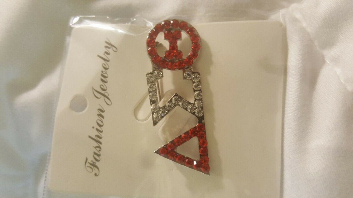 Delta Sigma Theta Sorority Metal Lapel Pin 1913 Crystal Pin