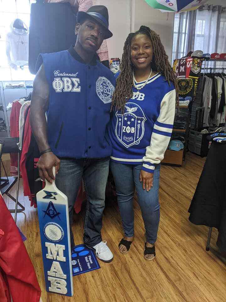 Phi Beta Sigma Freemason Fraternity wooden paddle wall paddle plaque