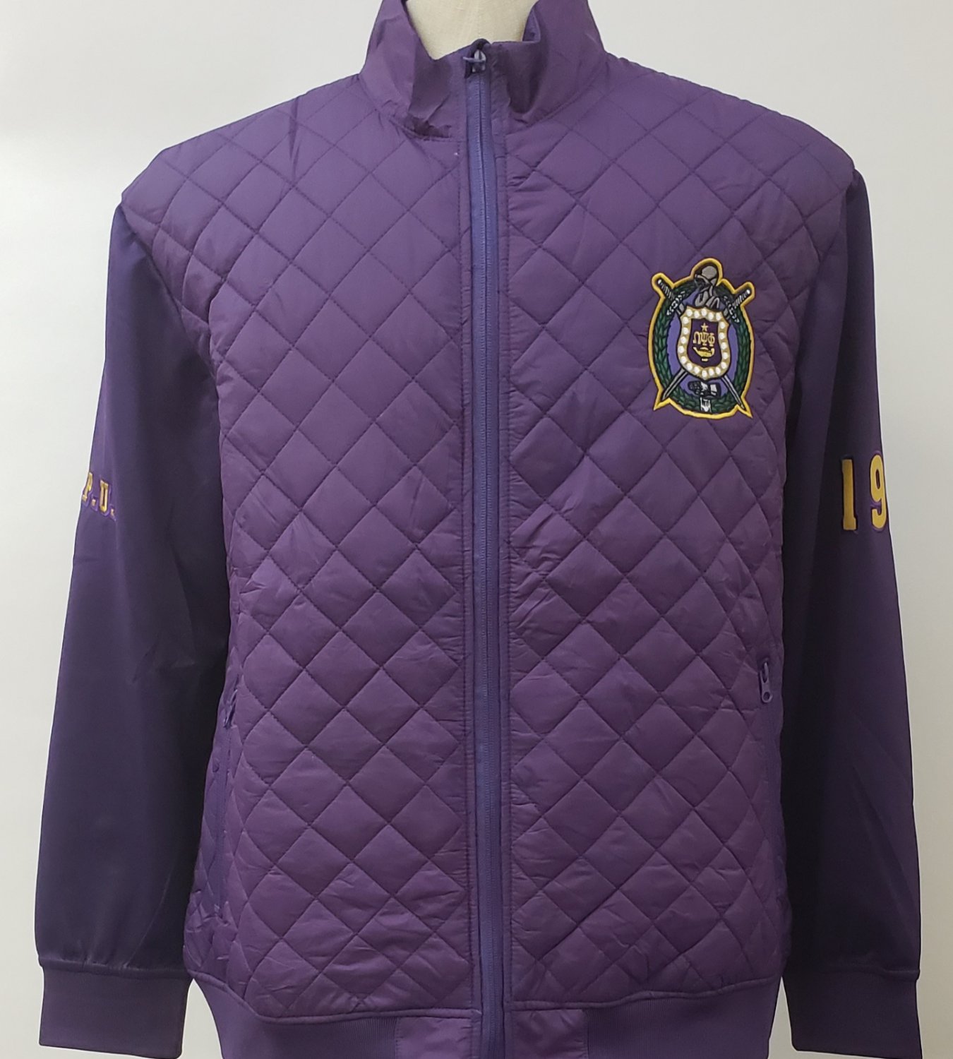 Omega Psi Phi Fraternity Padded Bomber Jacket Padded Jacket