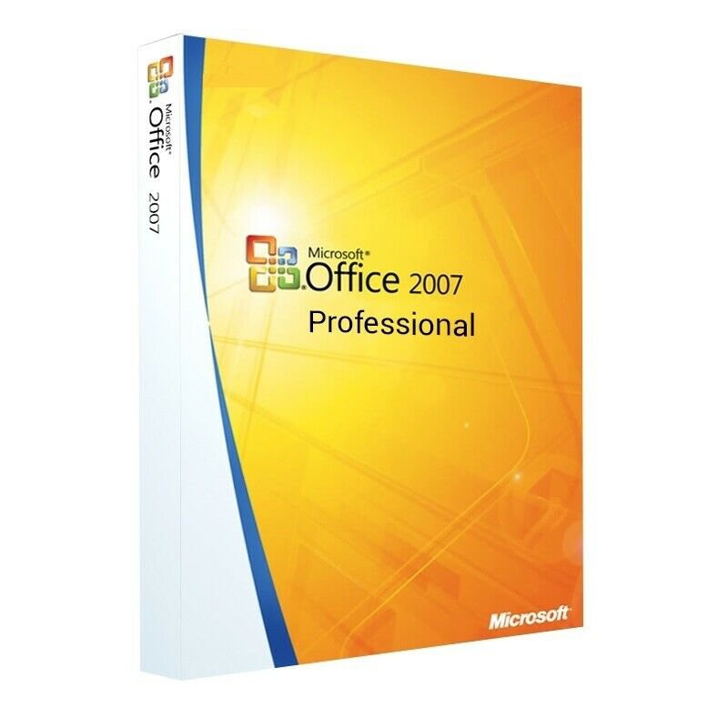 Microsoft Office Professional 2007 Software Genuine Upgrade w Product Key