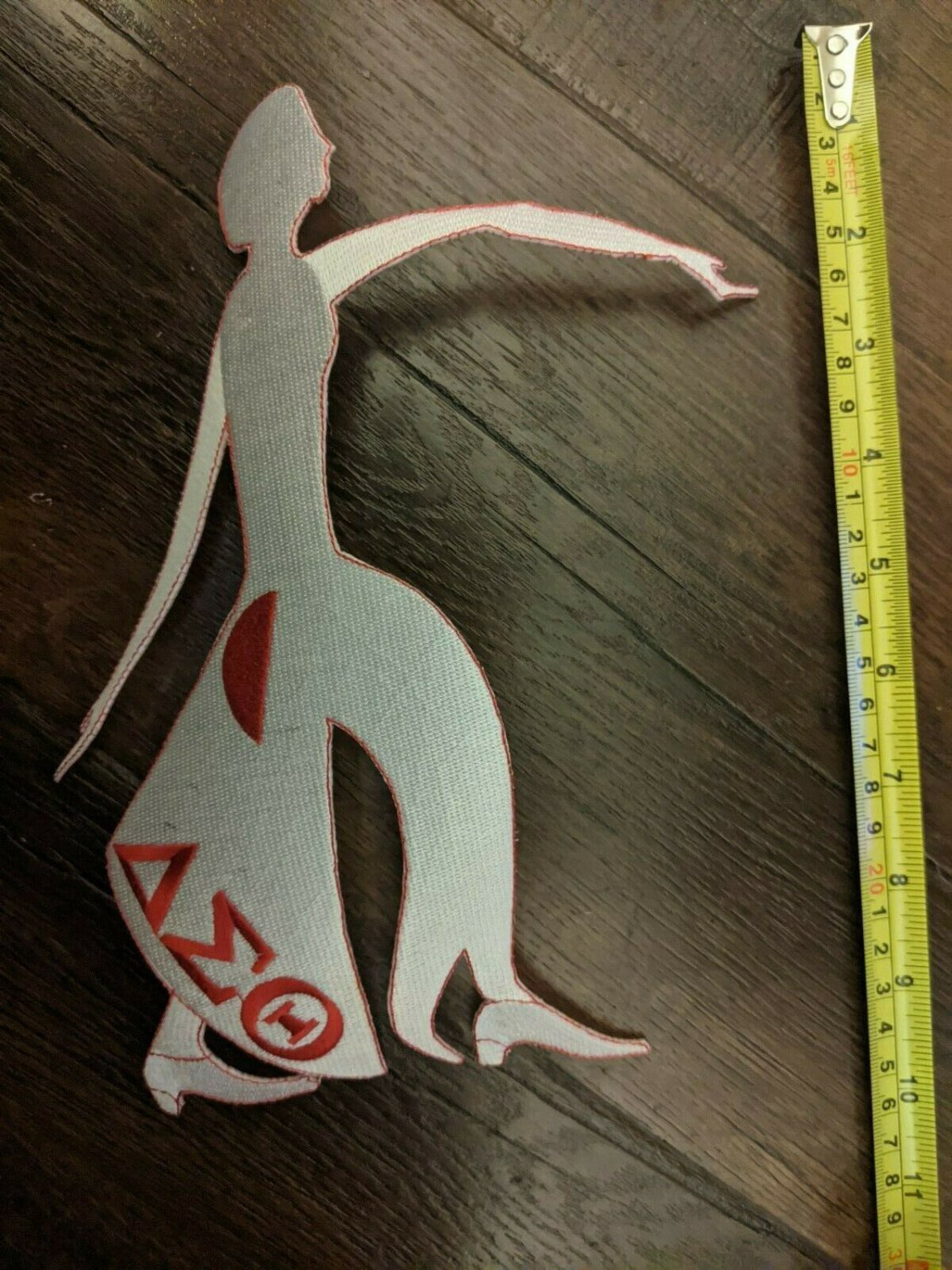 Delta Sigma Theta Sorority Patch White Fortitude Greek Sorority Letter ...