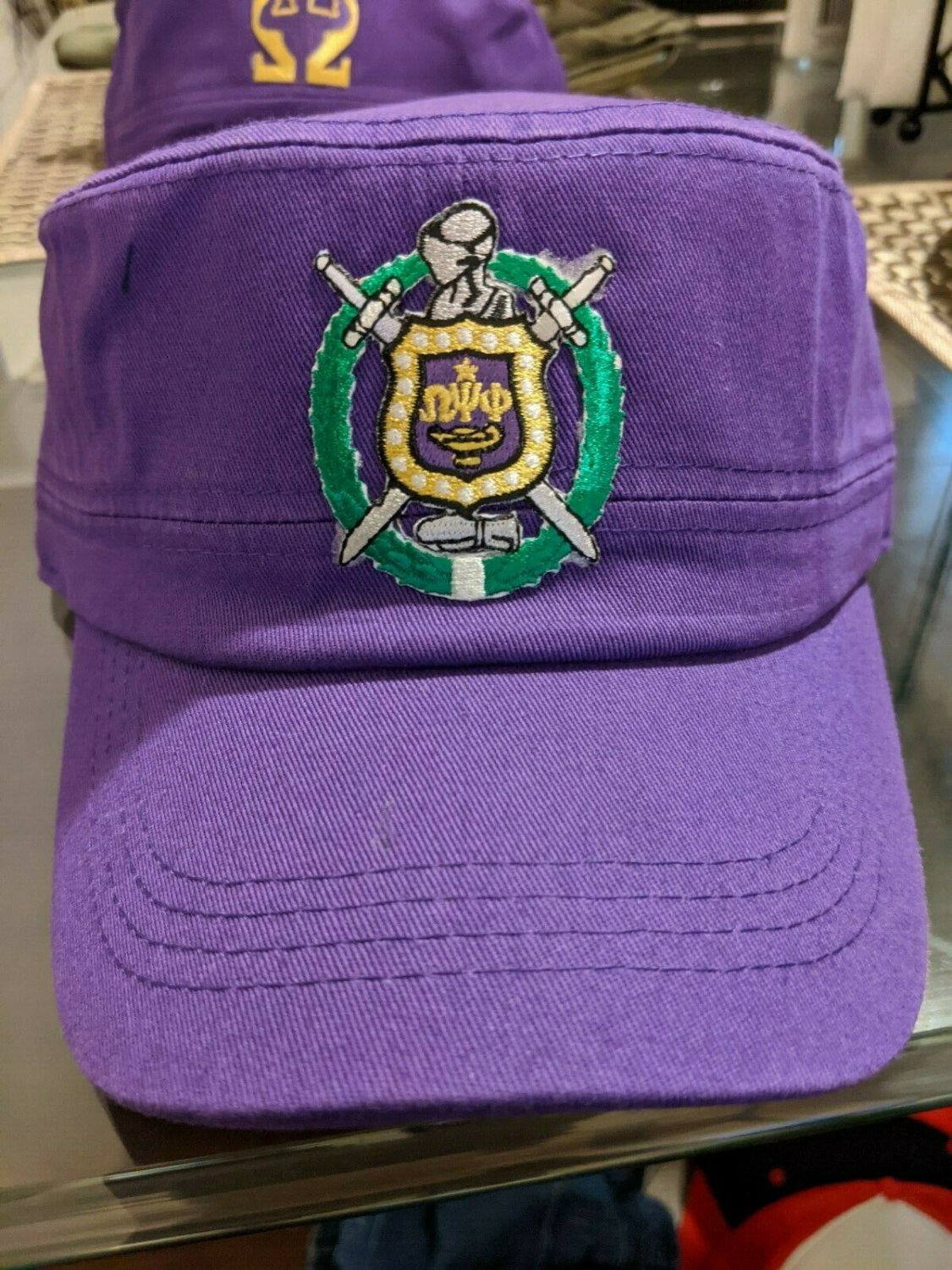 OMEGA PSI PHI FRATERNITY BASEBALL HAT CAP 1911 Omega Psi Phi Purple ...