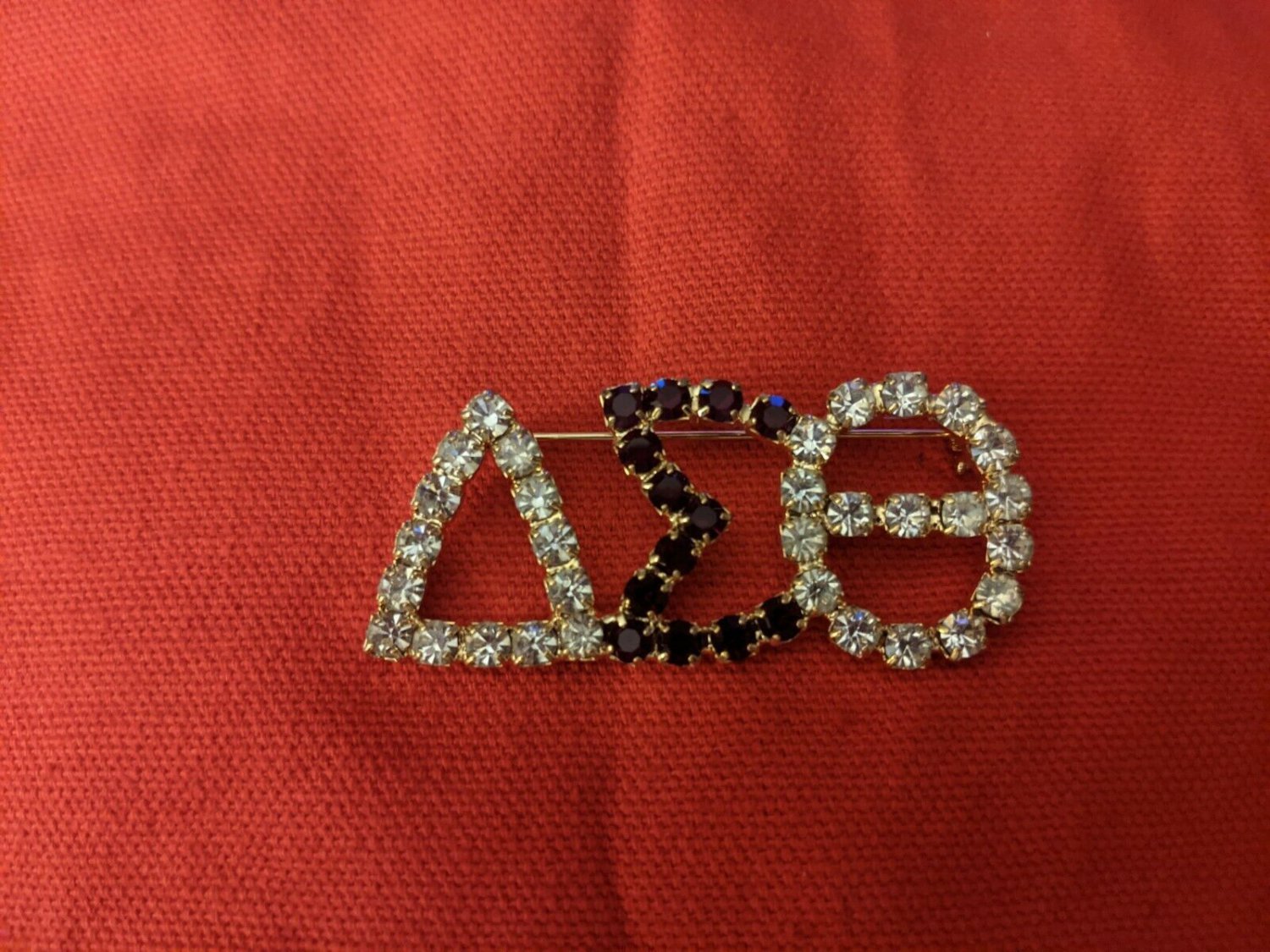Delta Sigma Theta Sorority Fortitude Lapel Pin Crystal Delta Sigma ...