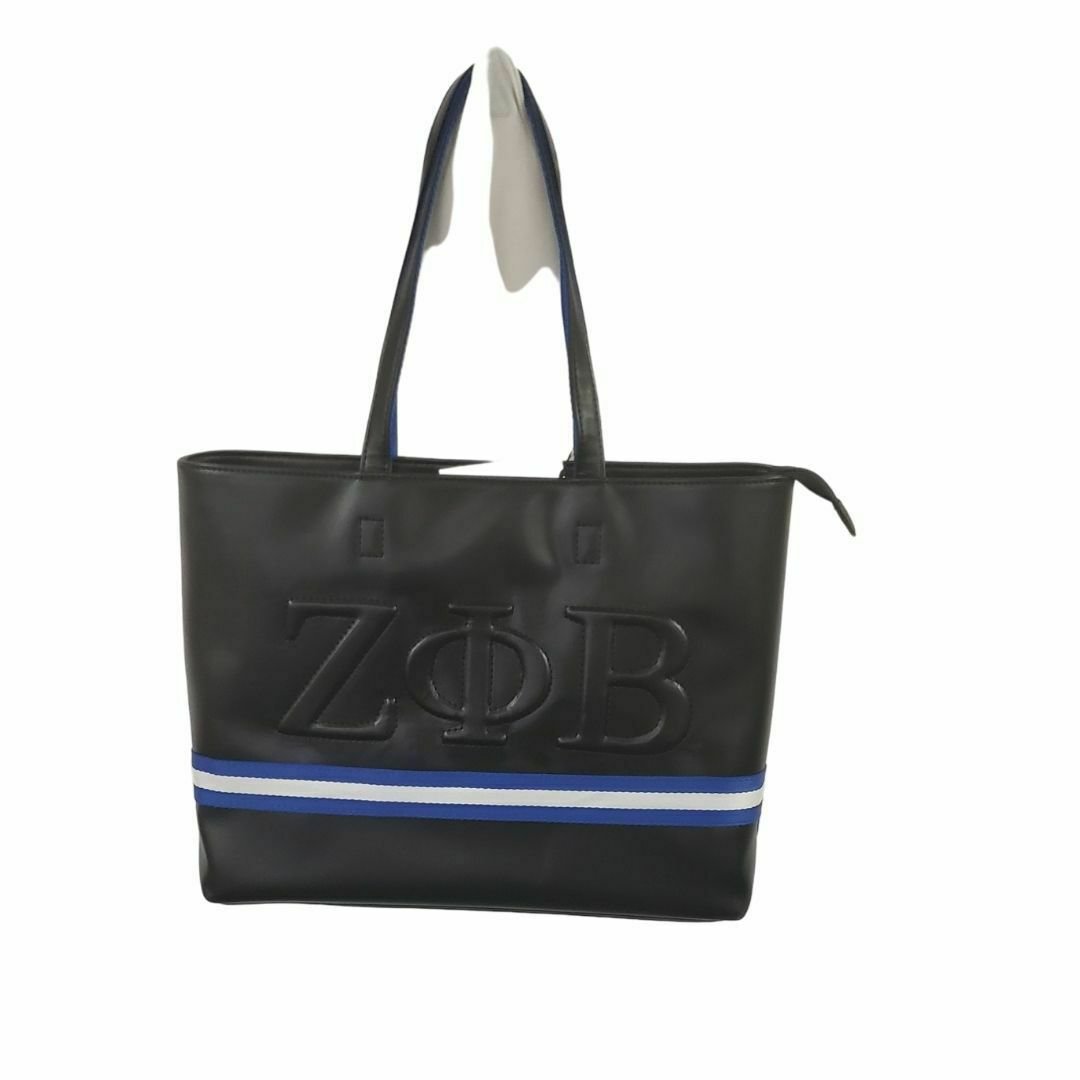 ZETA PHI BETA SORORITY BLACK TOTE BAG ZETA PHI BETA Purse Tote Shoulder Bag