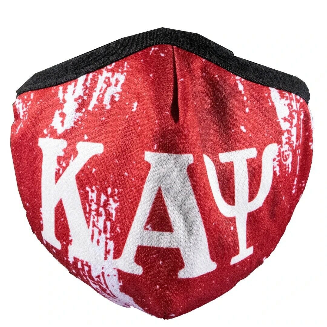 Kappa Alpha Psi Fraternity Face Mask Cover Face Mask White 1911 FACE MASK