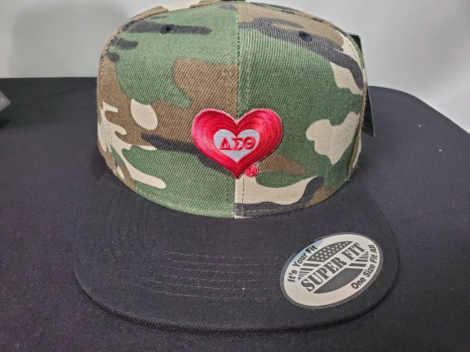 DELTA SIGMA THETA SORORITY BASEBALL CAMOFLAUGE DELTA DIVA BASEBALL CAP ...