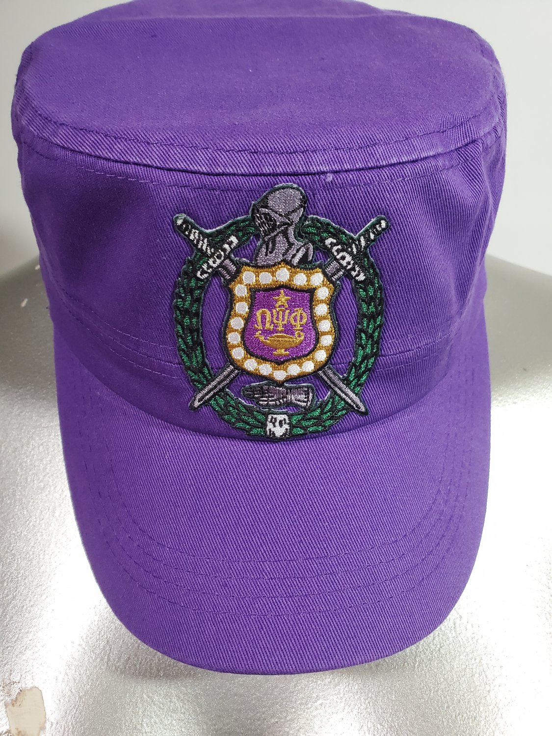 OMEGA PSI PHI FRATERNITY PURPLE CONDUCTOR HAT