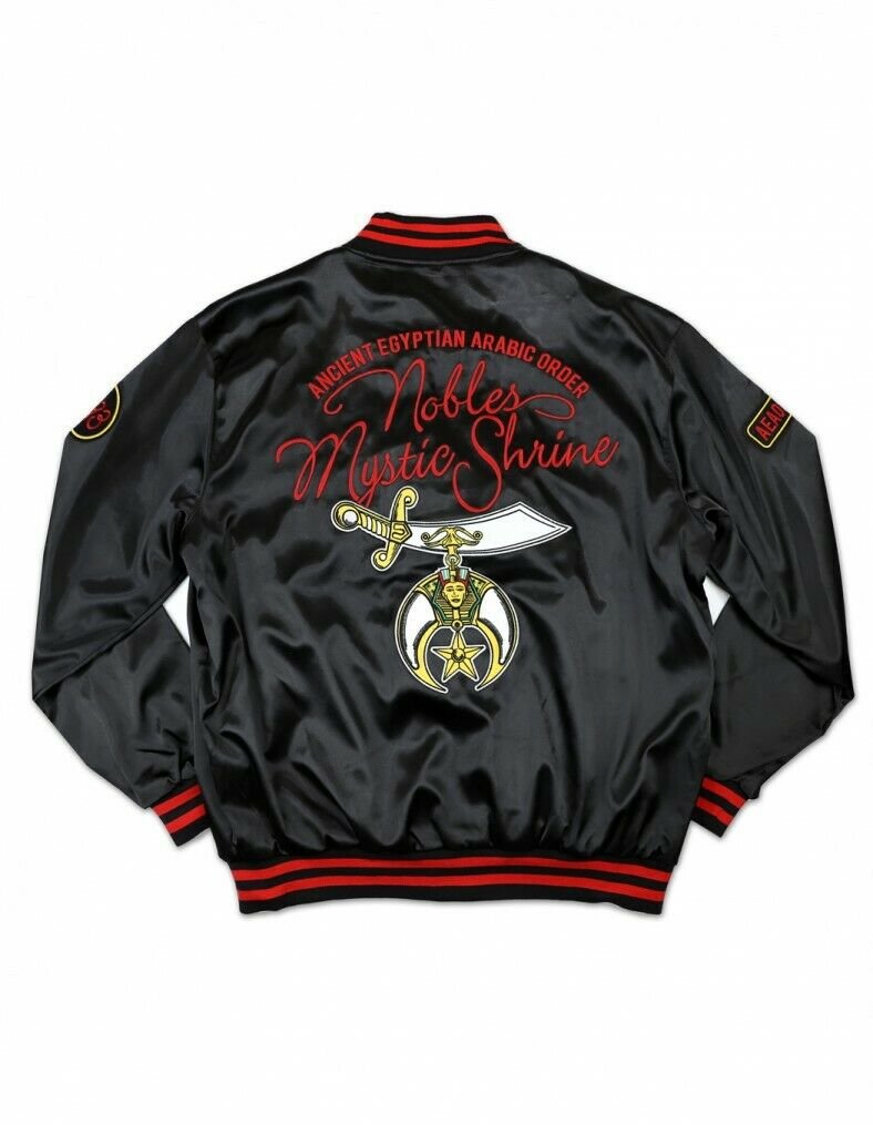 NOBLE SHRINER Fraternity Letterman Jacket Freemason Shriner Jacket 1893