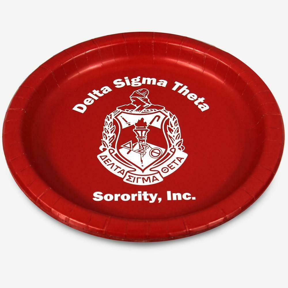 DELTA SIGMA THETA SORORITY LARGE PAPER PLATES Birthday Party Supplies ...