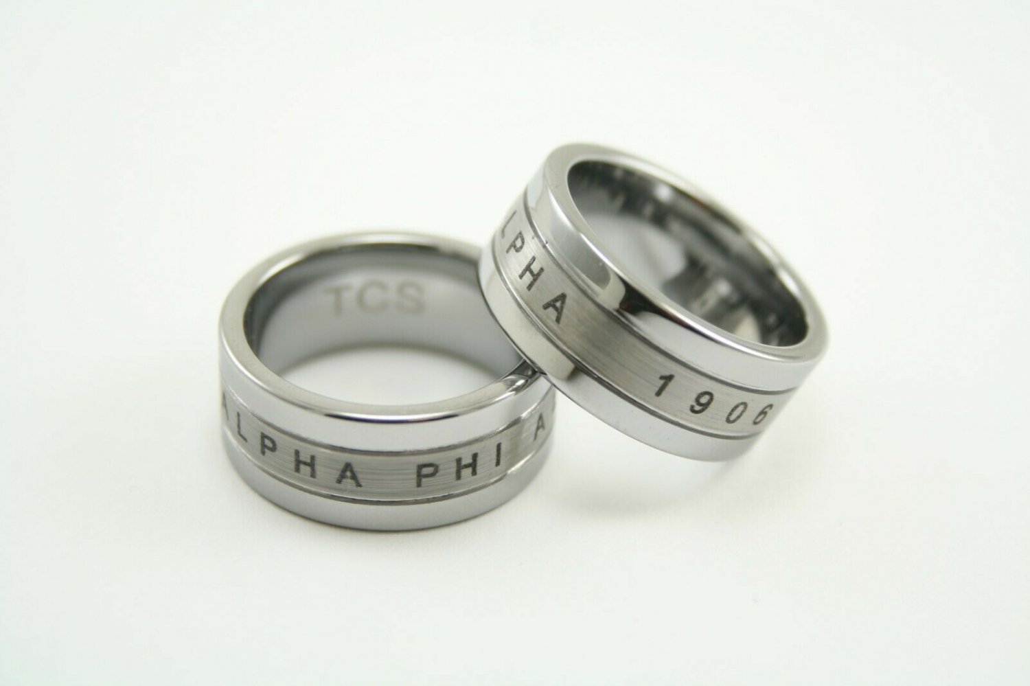 Alpha Phi Alpha Fraternity Sterling Silver Ring with Symbol