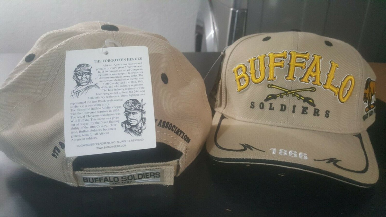 BUFFALO SOLDIER BASEBALL HAT US ARMY BUFFALO SOLDIER CAP BLACK HISTORY ...