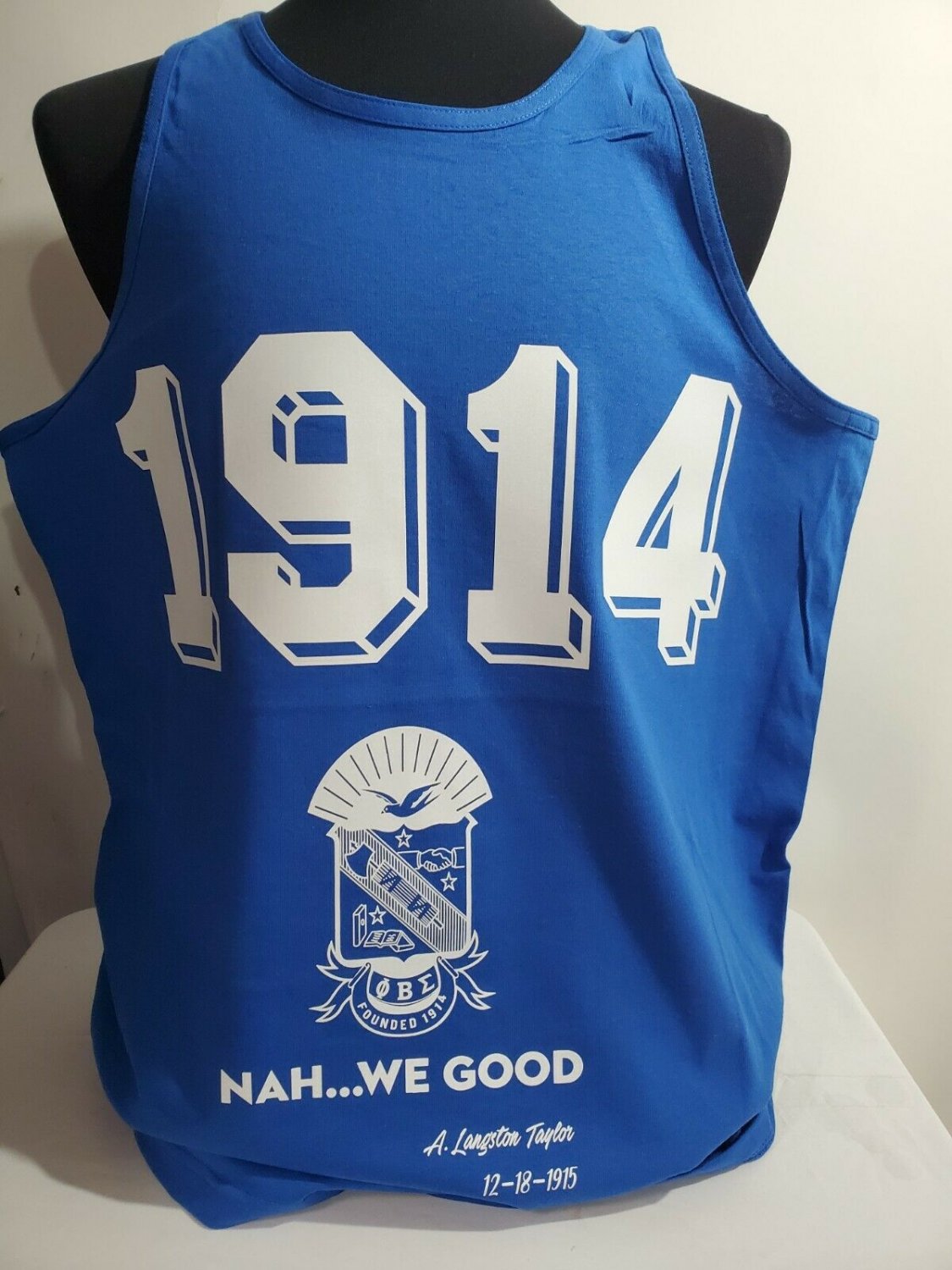 PHI BETA SIGMA FRATERNITY TANK TOP 1914 A.LANGSTON TAYLOR TANK TOP ...
