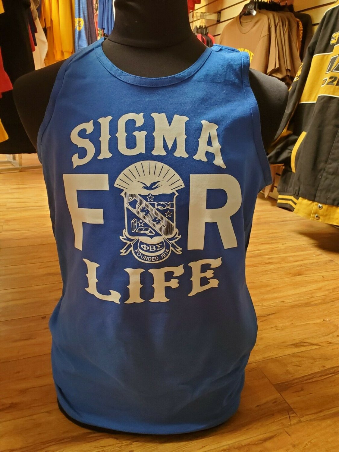PHI BETA SIGMA FRATERNITY TANK TOP PHI BETA SIGMA FOR LIFE TANK TOP ...