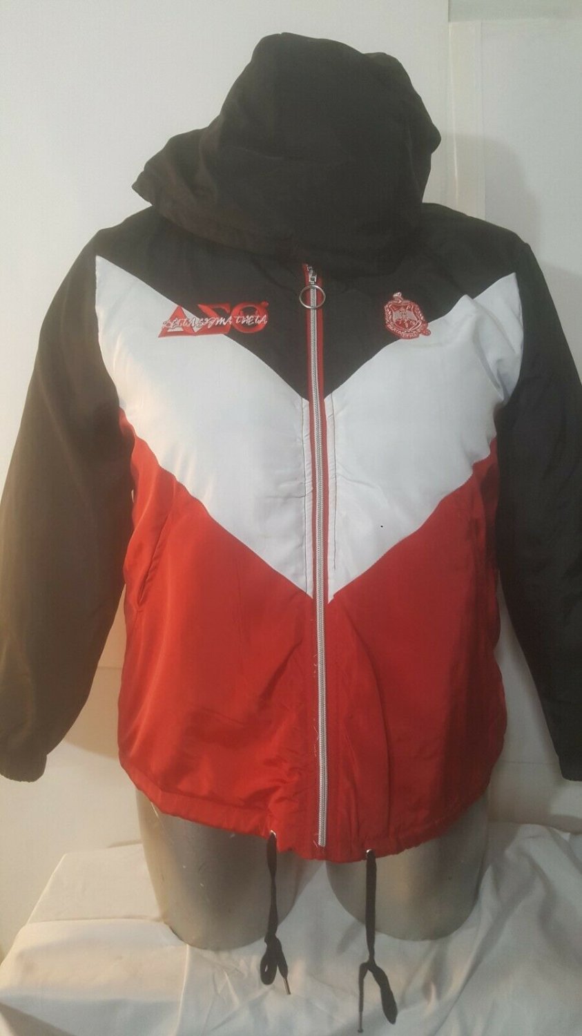 Delta Sigma Theta Sorority Line Jacket Delta Sigma Theta Black Hoodie Coat