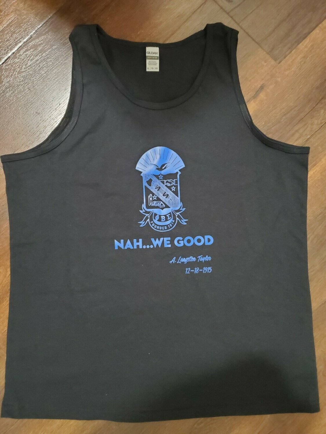 PHI BETA SIGMA FRATERNITY TANK TOP A.LANGSTON TAYLOR PHI BETA SIGMA ...