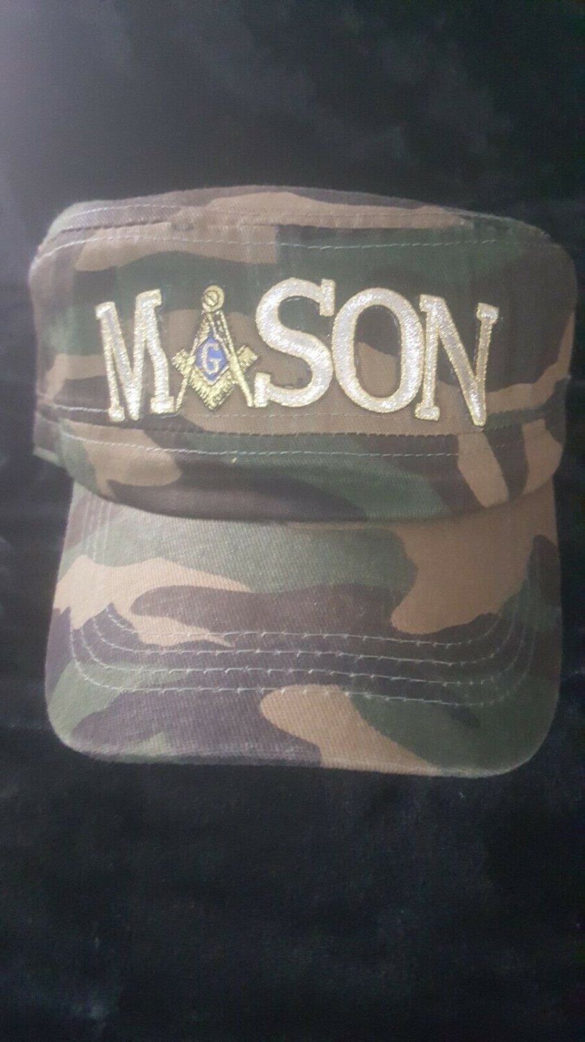 Freemason Camouflage Cap Masonic Mason Hat Masonic Conductor Hat