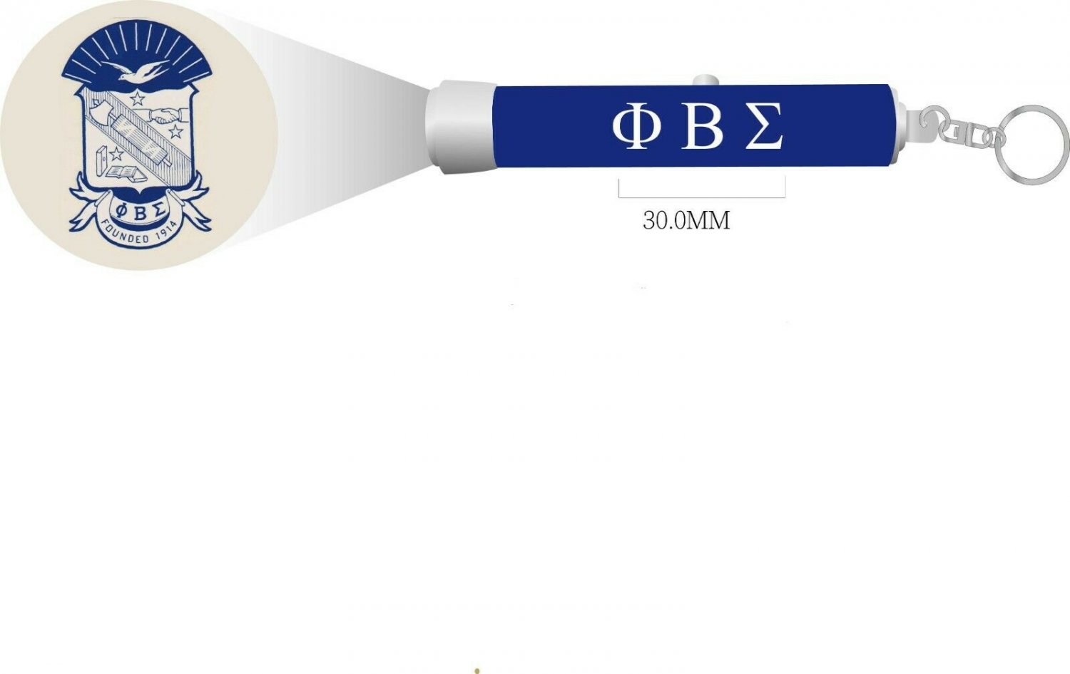 Sigma Gamma Rho Sorority Key Chain Torch Light Key Ring