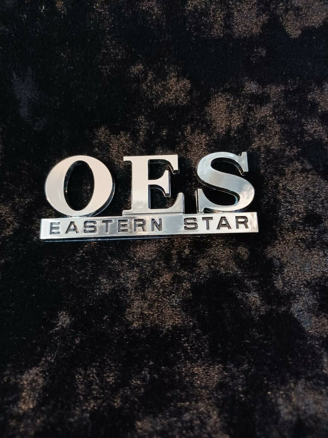Order of the Eastern Star Glass Emblem Rear Badge Sticker Logo OES