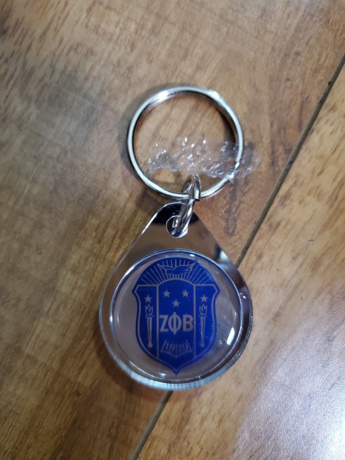 Zeta Phi Beta Sorority Mirror Key Chain Divine 9 Keychain Crossing Gift #1