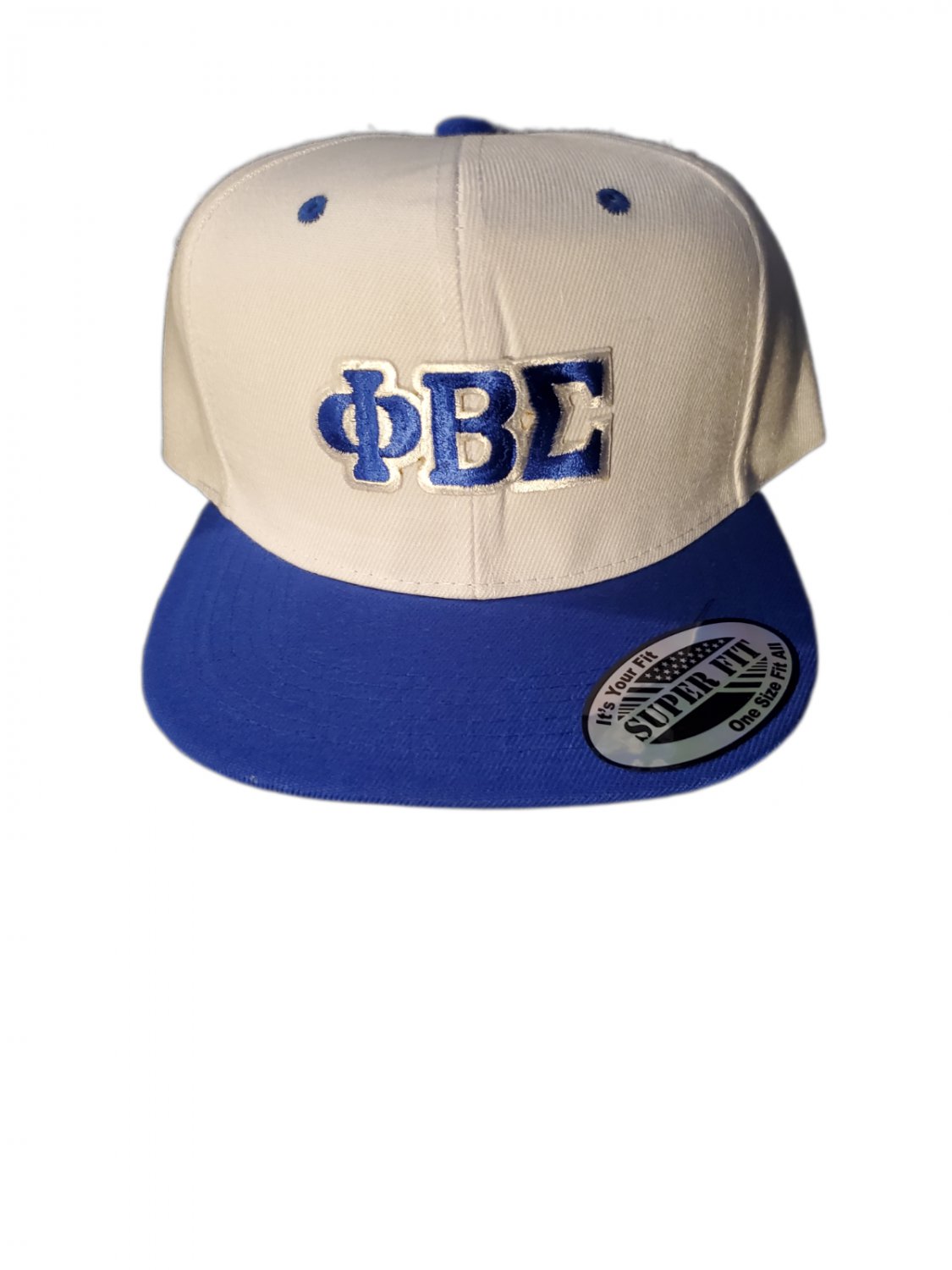 PHI BETA SIGMA FRATERNITY WHITE BLUE BASEBALL CAP HAT 1914 GOMAB