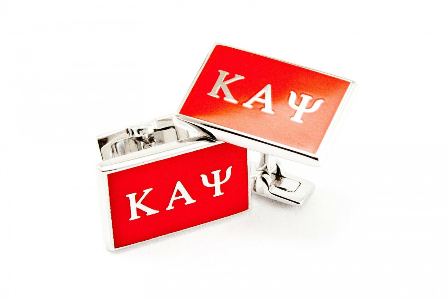 KAPPA ALPHA PSI Fraternity Lapel Pin Fraternity Crest 1911 NUPE SILVER TRIM