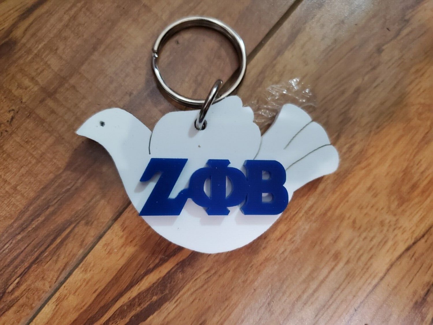 Zeta Phi Beta Sorority Mirror Key Chain Divine 9 Keychain Crossing Gift #3