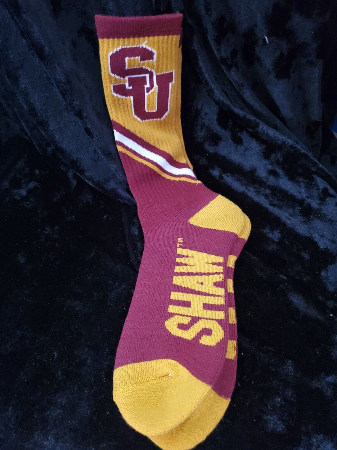 Shaw University SOCKS HBCU TUBE SOCKS SZ 6-11