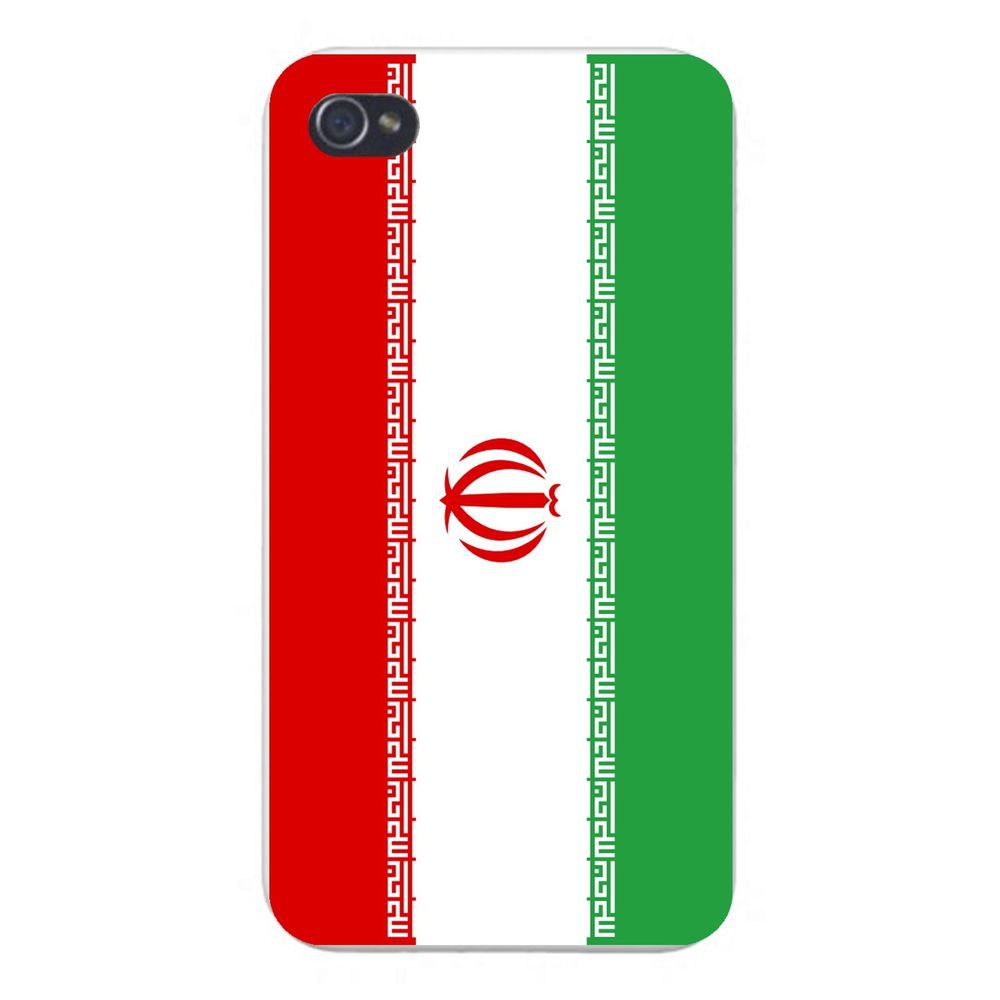 Iran World Country National Flag - FITS iPhone 5 5s Plastic Snap On Case