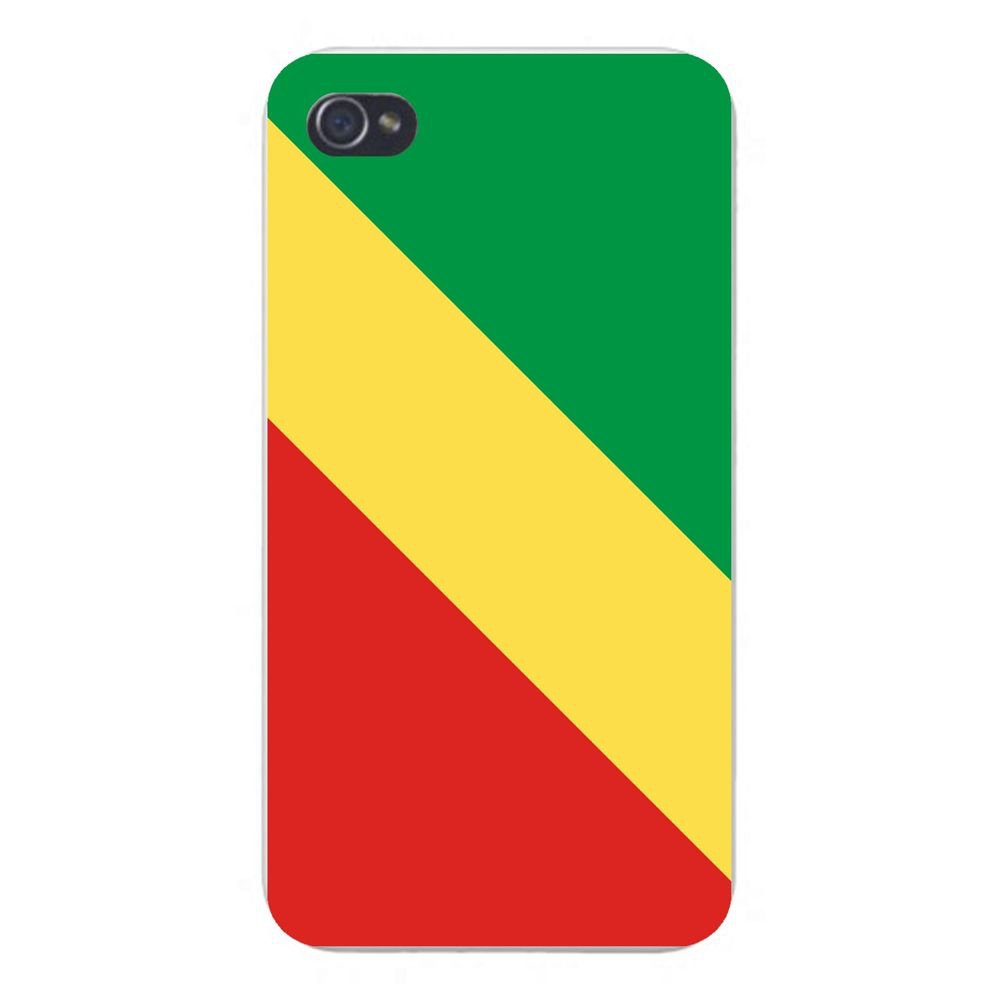 Republic of the Congo World Country Flag - FITS iPhone 5 5s Plastic ...