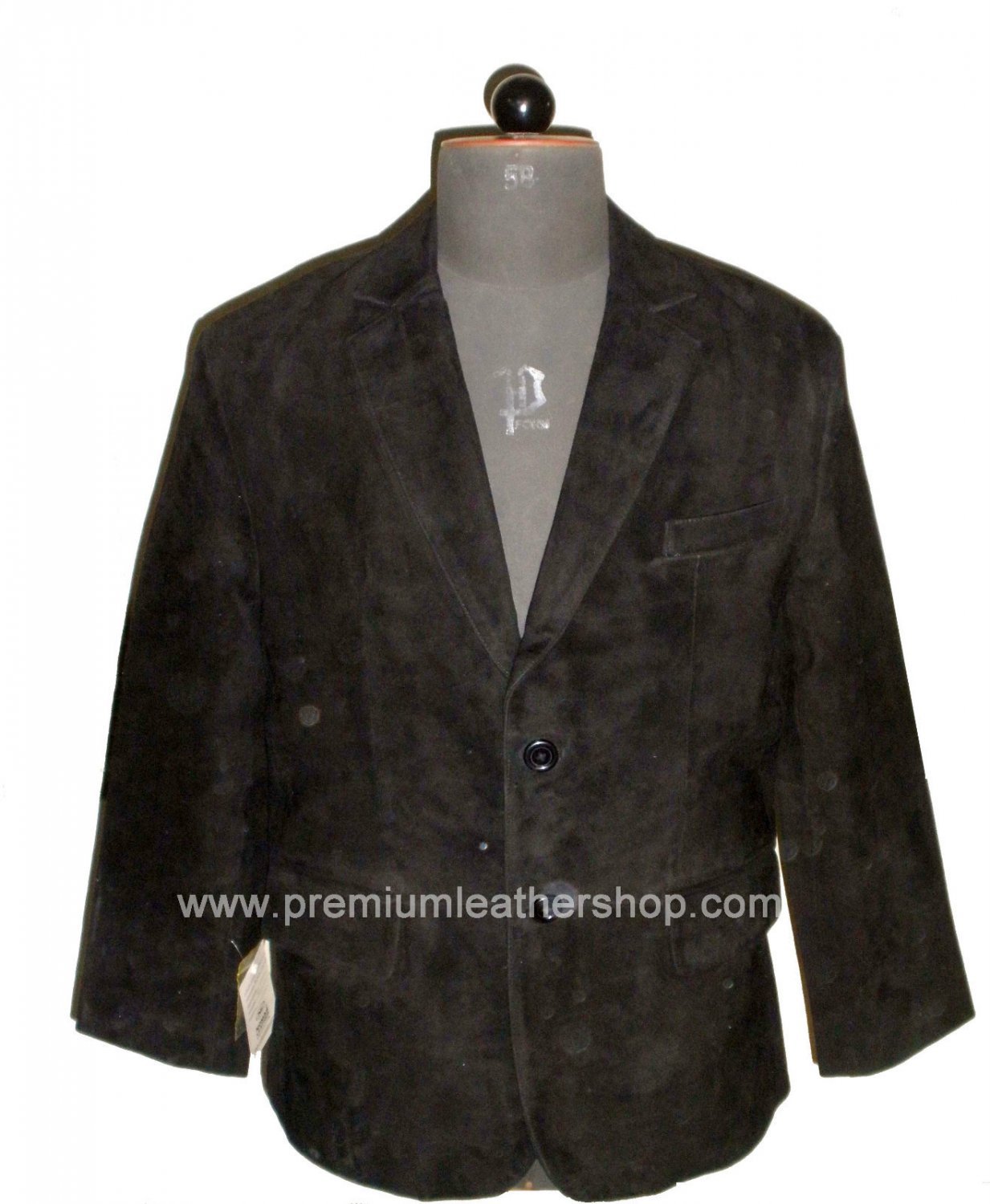 NWT Men's 2 Button Classic Goat Suede Leather Blazer Style M81