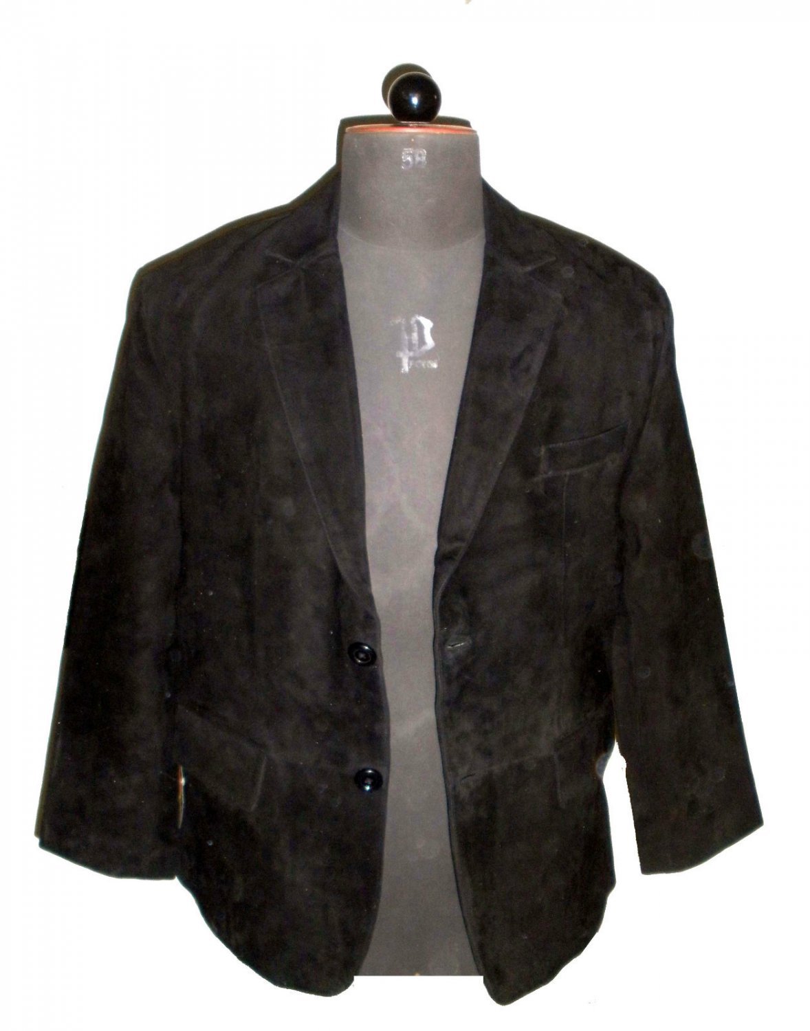 NWT Men's 2 Button Classic Goat Suede Leather Blazer Style M81
