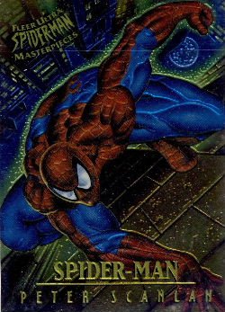1995 - Marvel - Fleer Ultra - Masterpieces - Spider-Man - Peter Scanlan ...