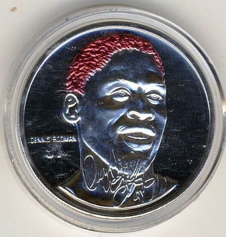 The Highland Mint - Dennis Rodman - Chicago Bulls - Medallions ...