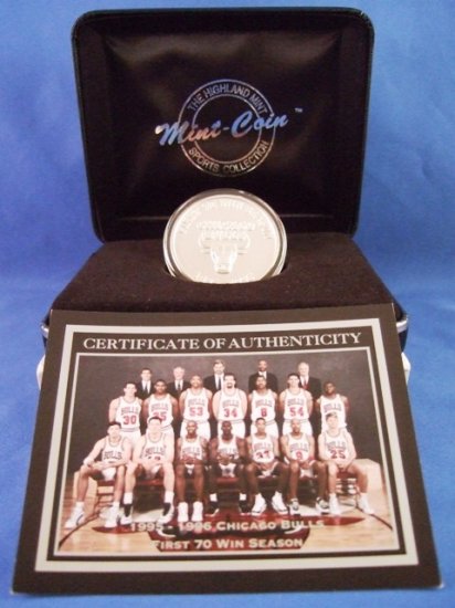 1995-96 - The Highland Mint - Chicago Bulls - First 70 Win Season ...