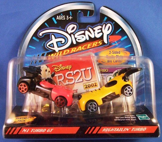 2002 - Hasbro - Disney - Wild Racers - Partner Pack - M1 Turbo GT ...