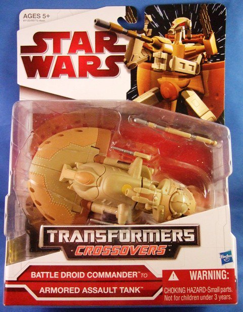 2009 Hasbro Star Wars Transformers Crossovers Battle Droid Commander