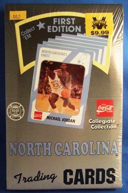 1989 - Collegiate - North Carolina - First Edition - Trading Cards Box ...