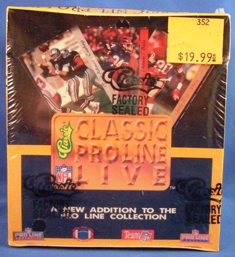 1993 - Proline Live - Football Hobby Box - Trading Cards