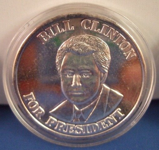 1993 - Bill Clinton - For President - Liberty - Made In America - Troy ...