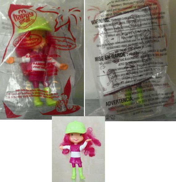 2007 Raspberry Torte 3.5" McDonald's #8 Action Figure Toy Strawberry ...