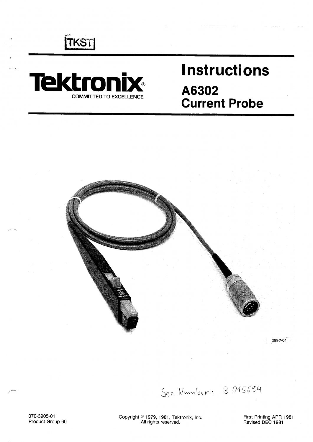 Tektronix P6302 Current Probe Instructions Pdf Download