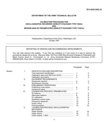 Military TB 9-6625-2802-35 Military Technical Manual by download #90597