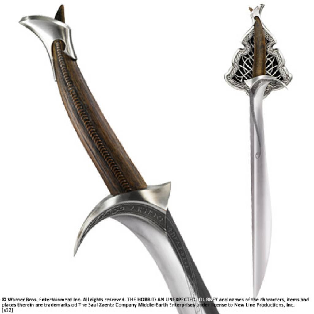 As in Lord of The Ring Orcrist Sword of Thorin Oakenshield from The Hobbit