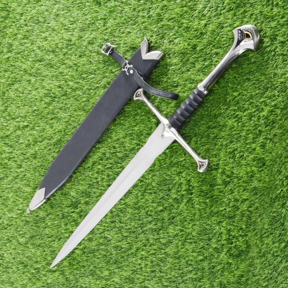As in Lord of The Ring Anduril Narsil Dagger Replica