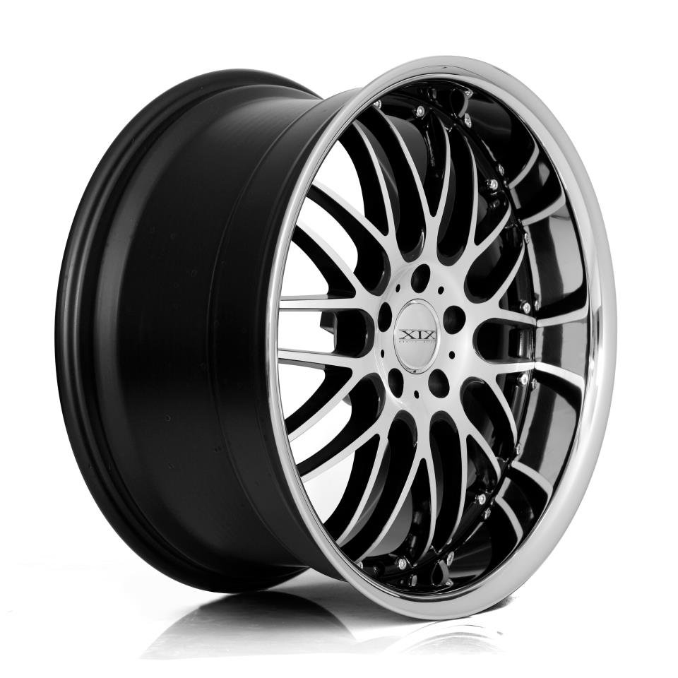 20" XIX Wheels X05 20x8.5 20x10 Fits Genesis Coupe 5x114.3 Machine Black