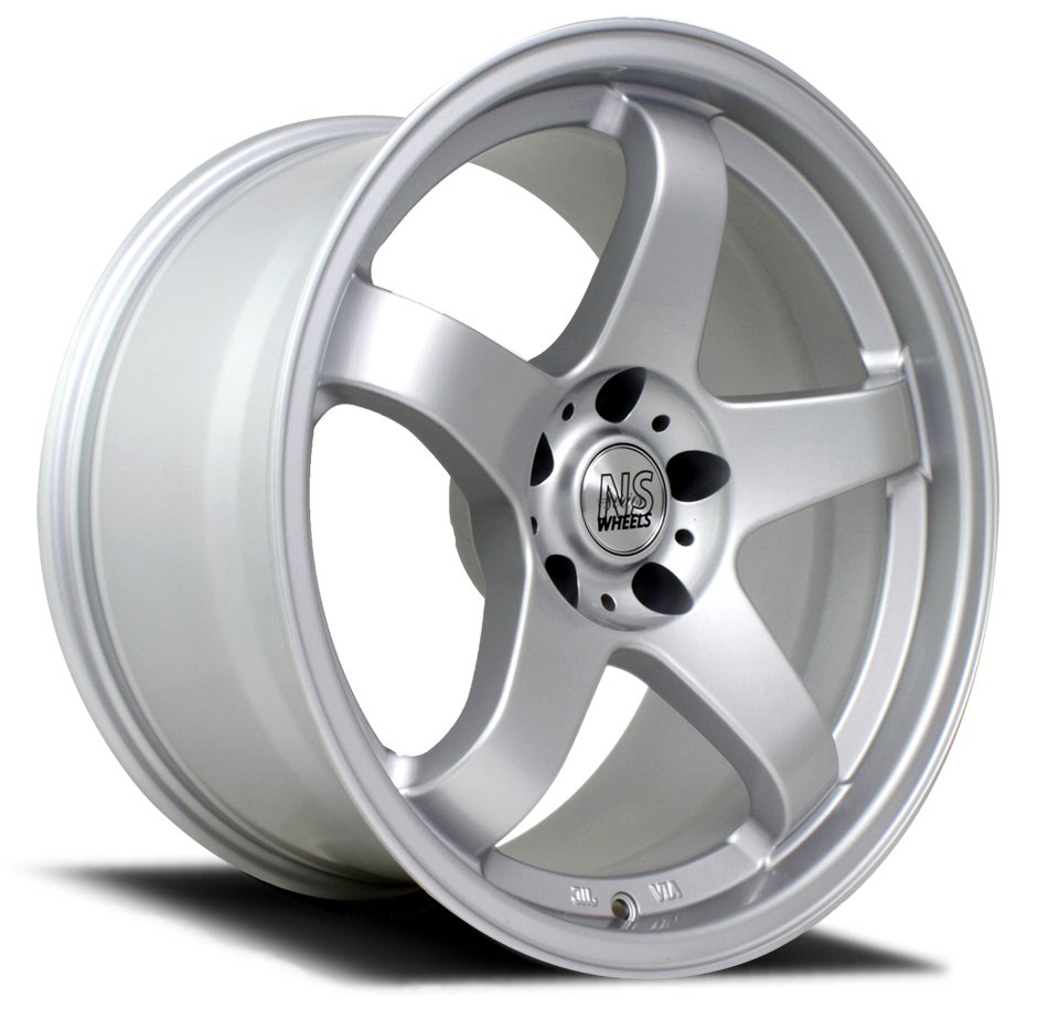 17" NS WHEELS NS-NSM01 17x9.0 Machine Silver 5x100 5x114.3